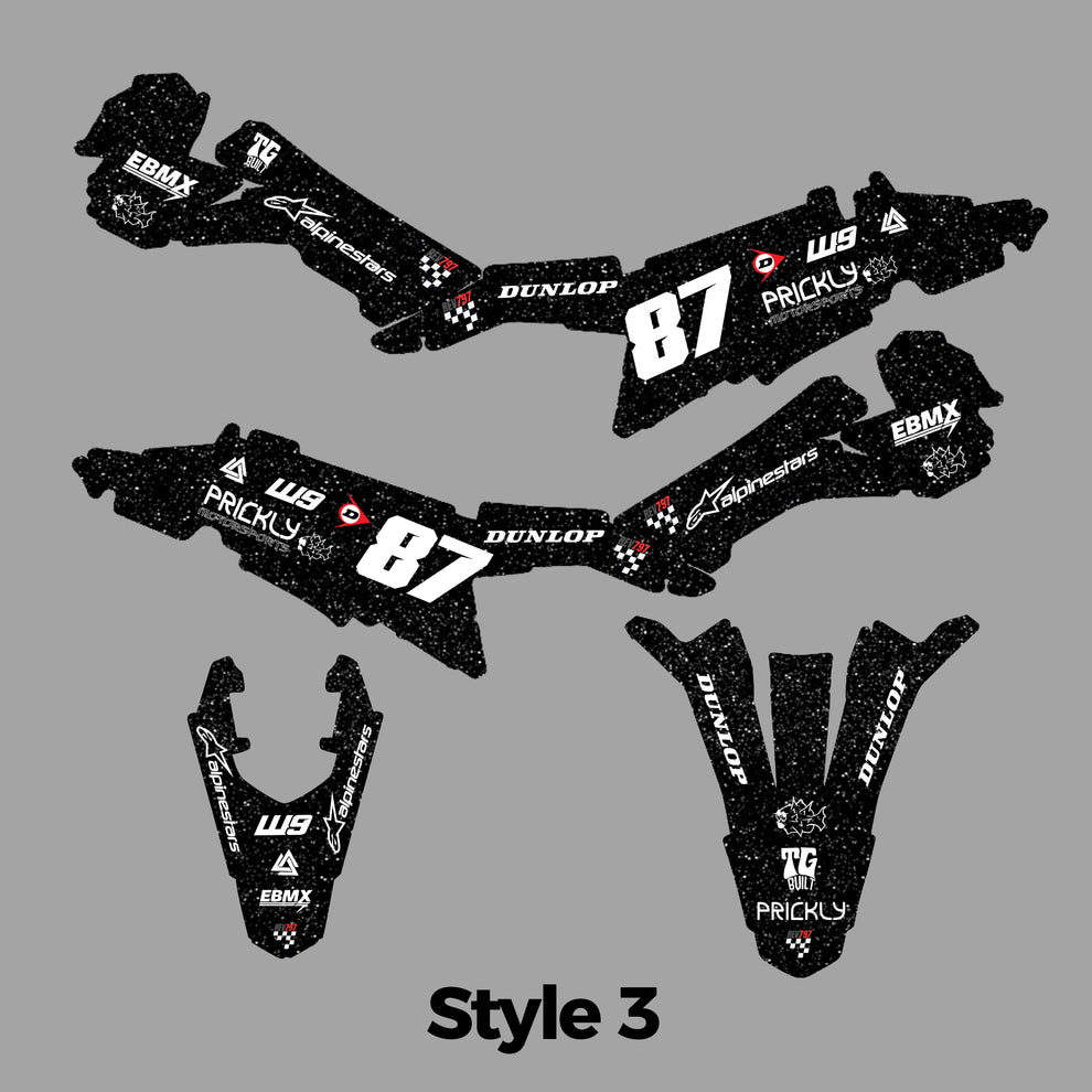 Custom Plastic Graphics Sticker for Ultra Bee & Emotos – REV797