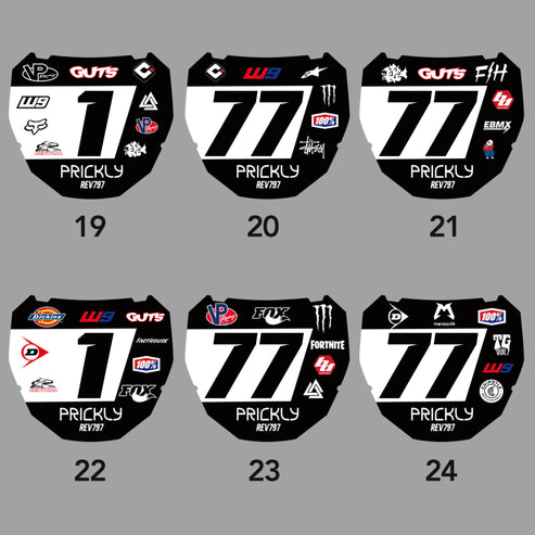 Custom Plate Decal for ODI/Motocutz/Surron/Talaria/Eridepro/Stock Fact ...