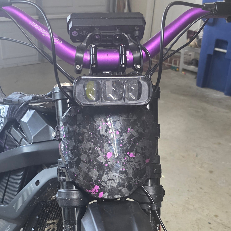 Dirt Bike Appearance Mods Front Number Plate Graphics Decal for Emoto ...