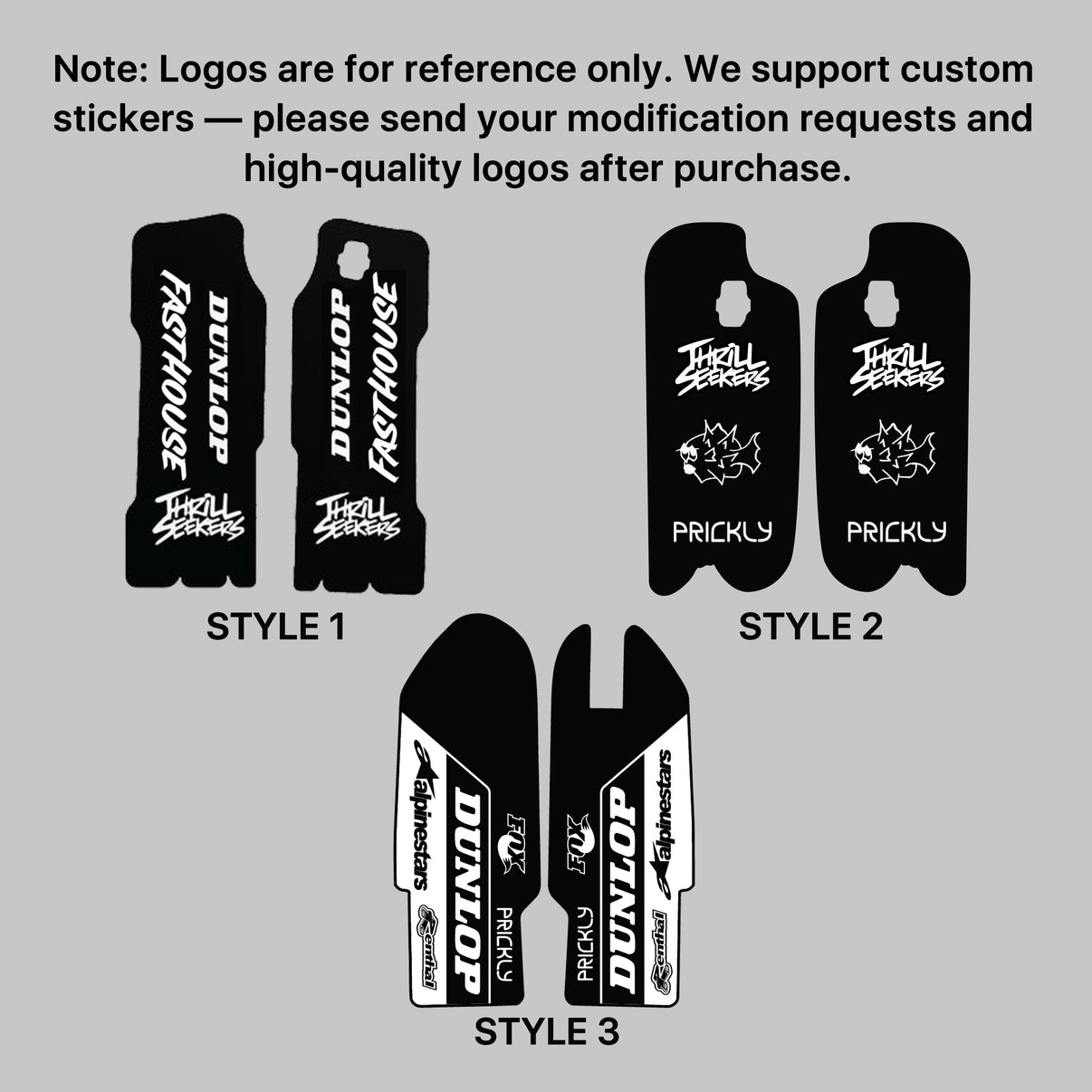 Fork Guard Wrap Decal for Surron,Talaria/EridePro Fastace, DNM, EXT ...
