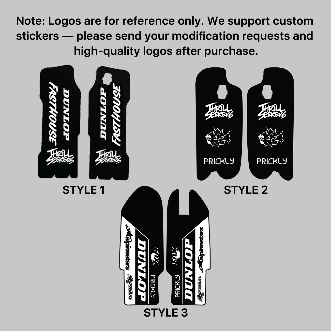 Fork Guard Wrap Decal for Surron,Talaria/EridePro Fastace, DNM, EXT ...