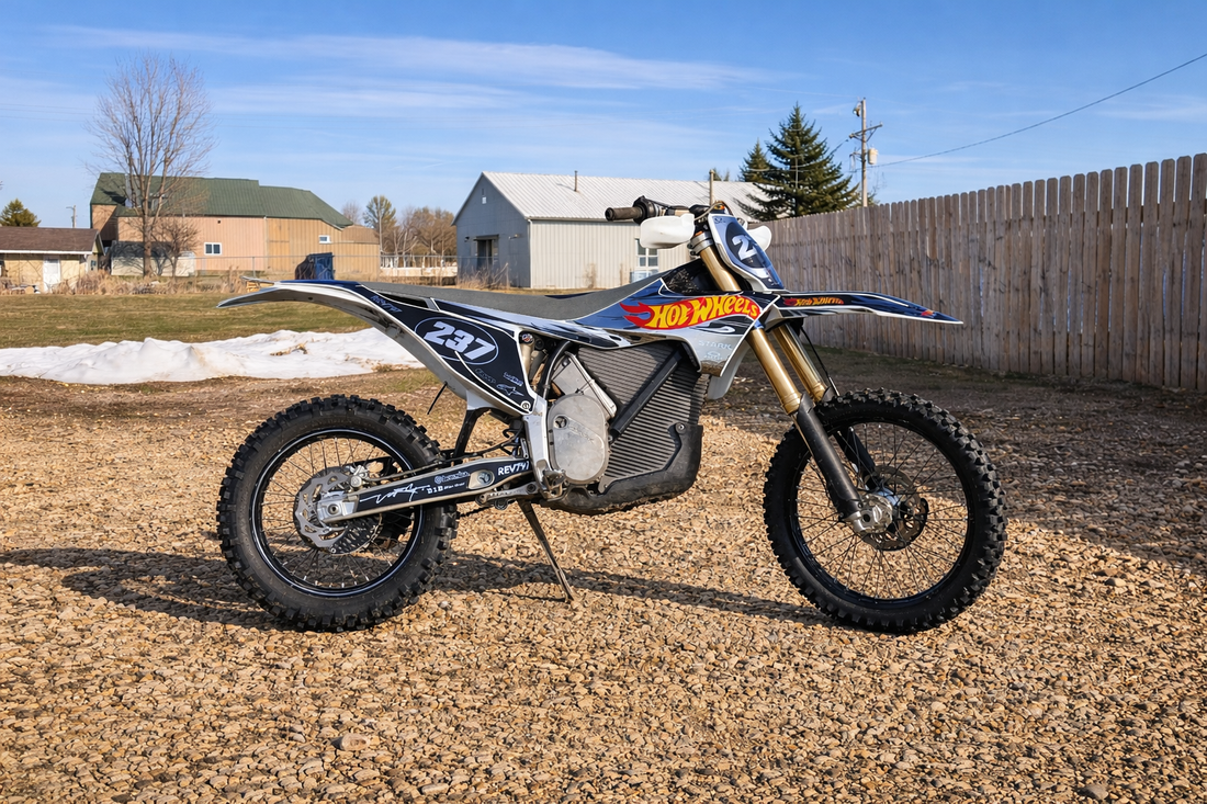REV797 Custom Emoto Graphics & Best Mod Upgrades for Surron Bee