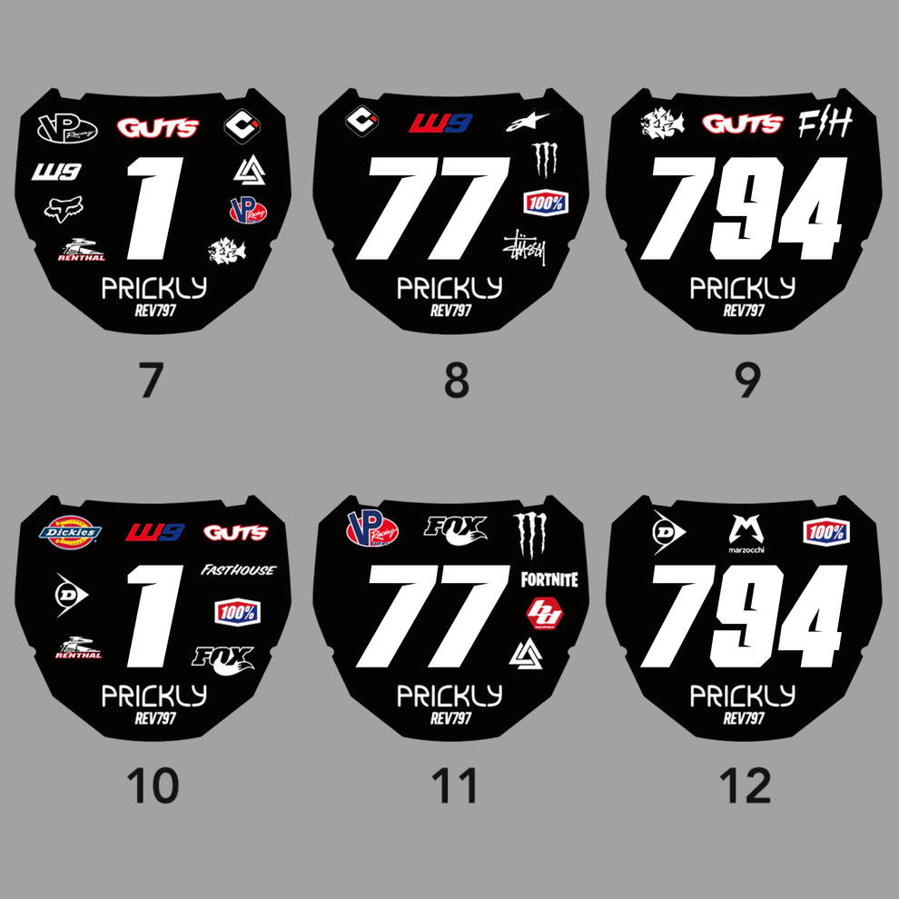 Custom Plate Decal for ODI/Motocutz/Surron/Talaria/Eridepro/Stock Fact ...