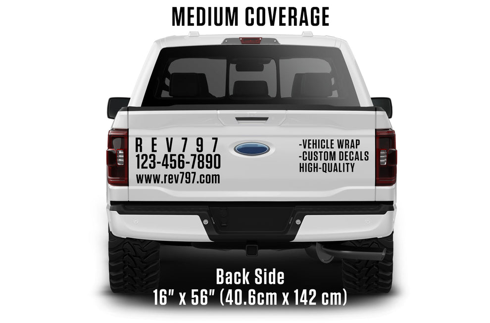 Custom Business Truck Signs Decals And 3M Vinyl Lettering Sticker – REV797