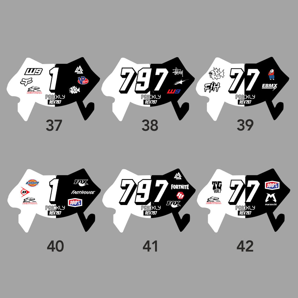 Custom Number Plate Sticker for Surron Ultra Bee – REV797