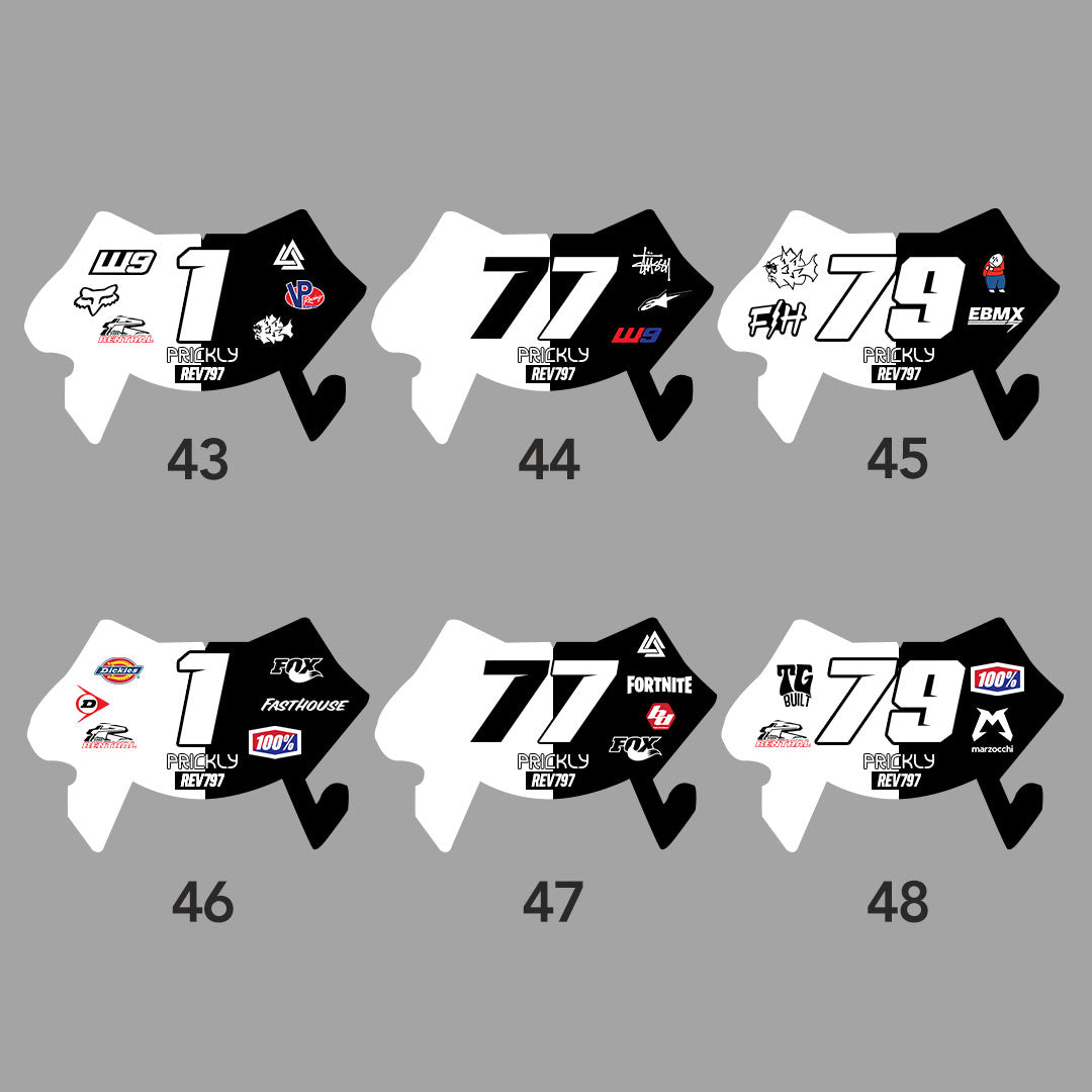 Custom Number Plate Sticker for Surron Ultra Bee – REV797