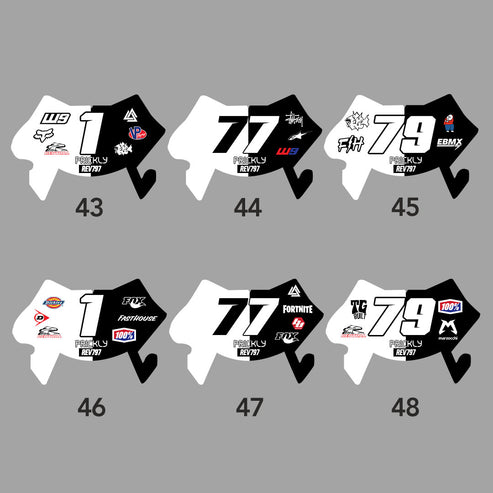 Custom Number Plate Sticker for Surron Ultra Bee – REV797