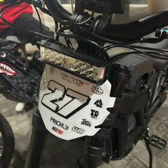 Custom ODI Dirt Bike Front Number Plate Decal – REV797