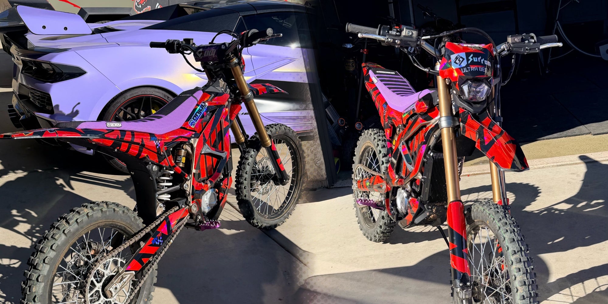 REV797 Custom Emoto Graphics & Best Mod Upgrades for Surron Bee