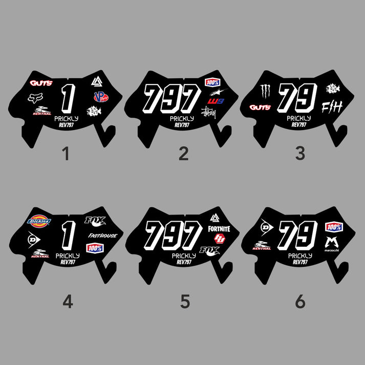 Custom Number Plate Sticker for Surron Ultra Bee – REV797