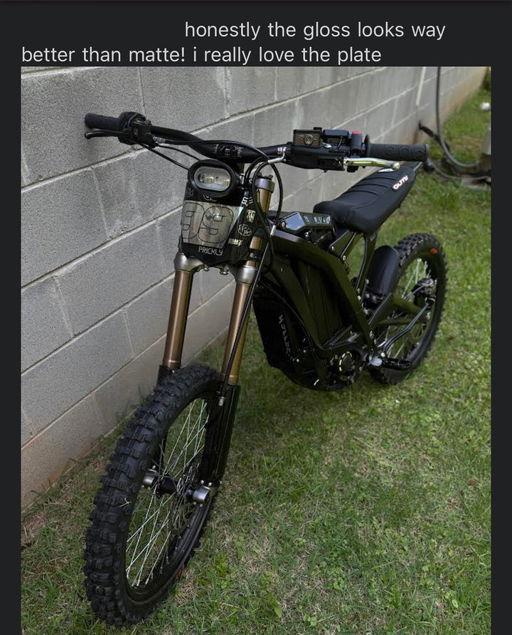 Dirt Bike Front Number Plate Graphics Decal for MOTOCUTZ – REV797