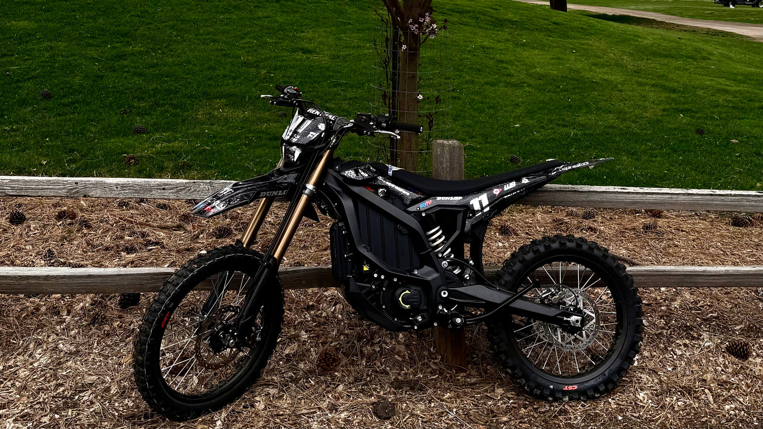 REV797 Custom Emoto Graphics & Best Mod Upgrades for Surron Bee