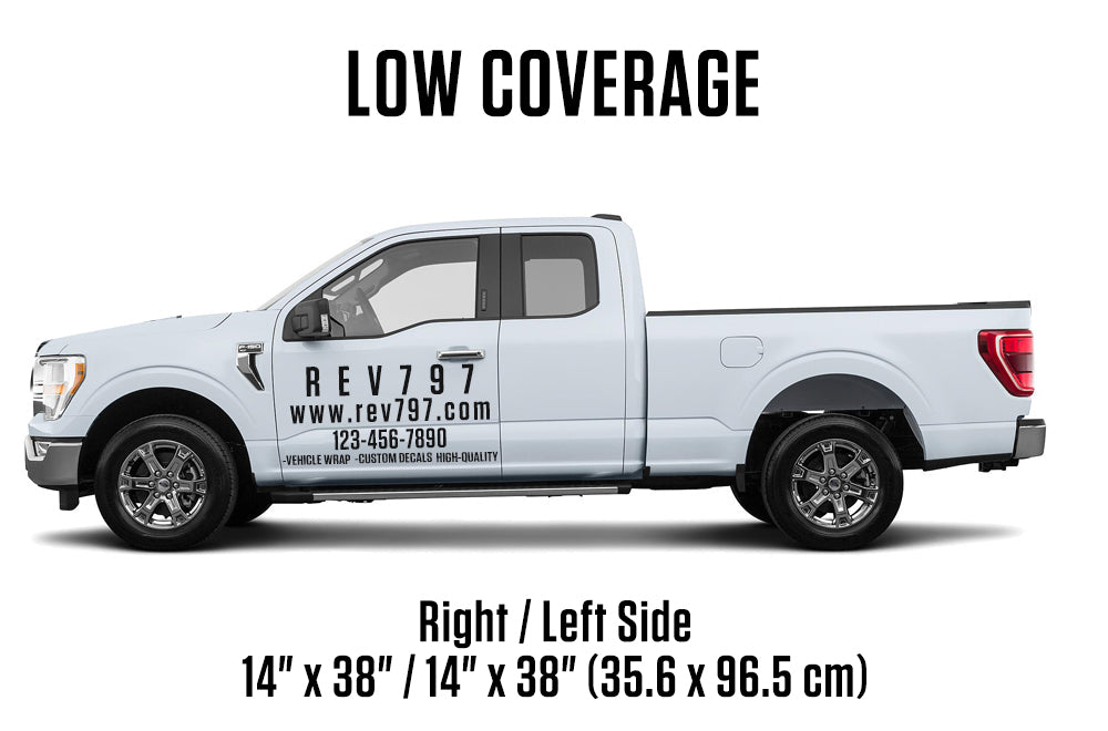 Custom Business Truck Signs Decals And 3M Vinyl Lettering Sticker – REV797